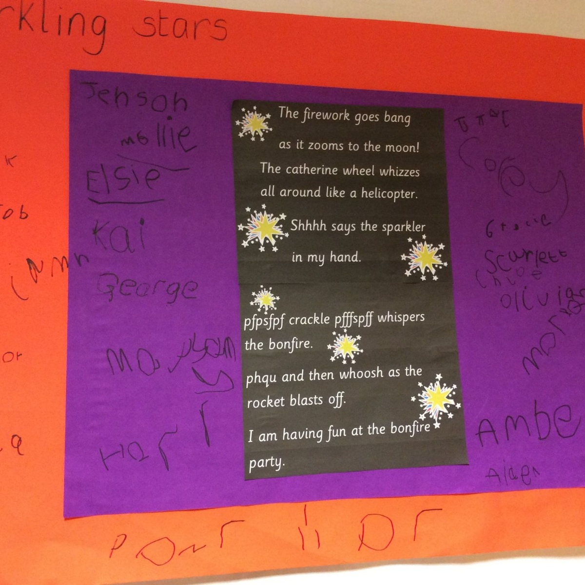 Moorlands Primary School - A Bonfire Night poem